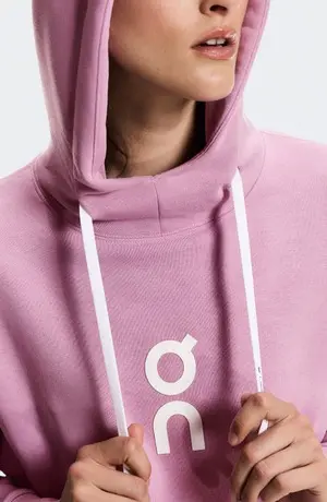 On Club Oversize Organic Cotton-blend Hoodie - Sakura