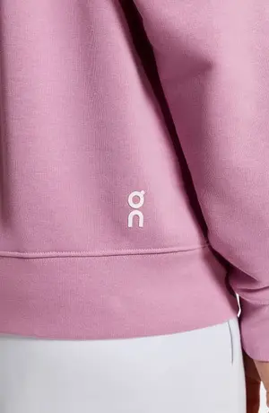 On Club Oversize Organic Cotton-blend Hoodie - Sakura