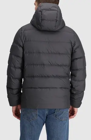 OUTDOOR RESEARCH 700 Fill Power Down Insulated Hooded Puffer Jacket - Storm