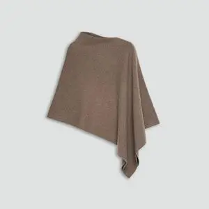 Theory Draped Poncho In Felted Wool-cashmere