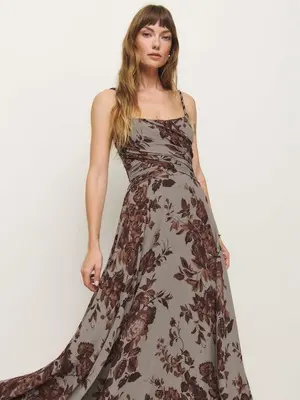 REFORMATION Raina Sleeveless Midi Dress