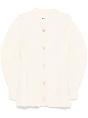 Jil Sander Ribbed Cardigans For Women