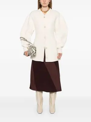 JIL SANDER Ribbed-knit Cardigan