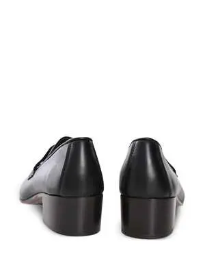 BOUGEOTTE Logo-plaque Loafers