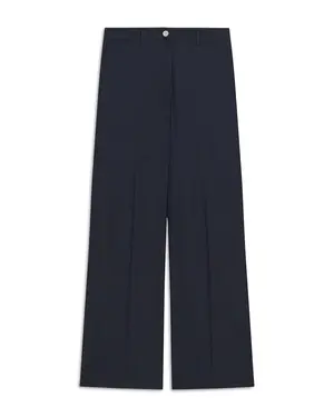 Theory Wool Straight Leg Five Pocket Trousers
