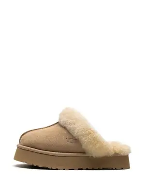 UGG Platform Leather Slippers - Neutrals
