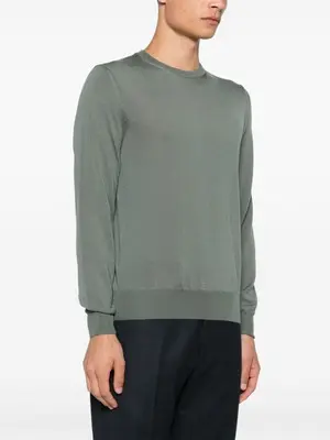 Canali Merino Wool Sweater - Green