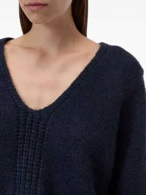 Closed V-neck Alpaca Wool-blend Sweater