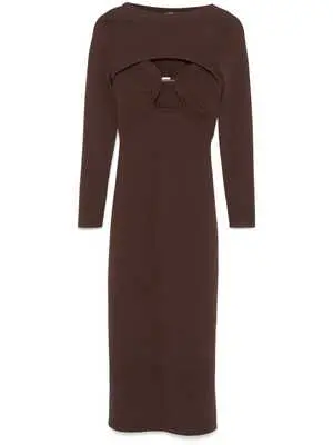 Cult Gaia Jenny Midi Dress - Brown