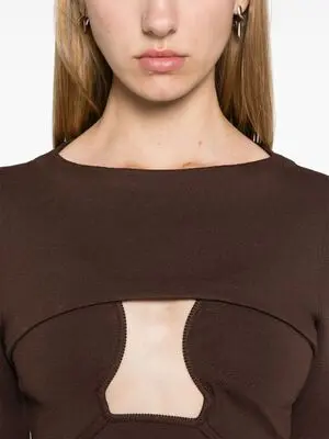 Cult Gaia Jenny Midi Dress - Brown