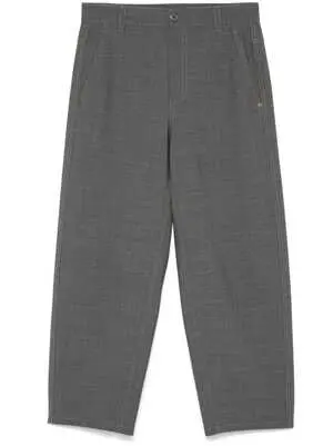 Brunello Cucinelli Mélange-effect Trousers