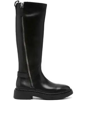 Ash Leather Knee High Boots