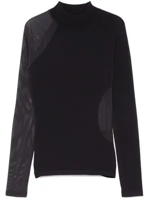 Y3 Mesh Detailing Top
