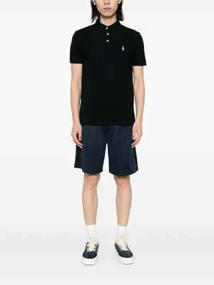 Polo Ralph Lauren Polo Pony-embroidered Polo Shirt - Black