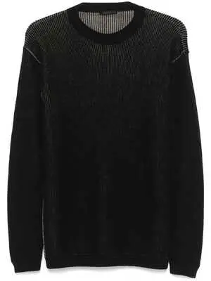 Transit Ribbed Sweater - Black
