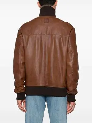 Loewe Zip-up Leather Jacket