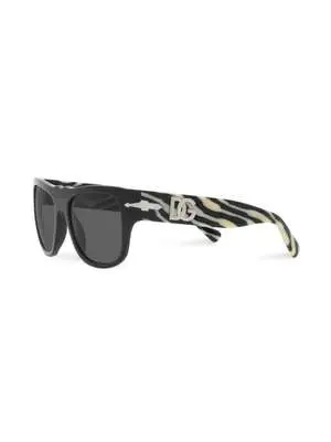 Dolce & Gabbana X Persol Square-frame Sunglasses - Black