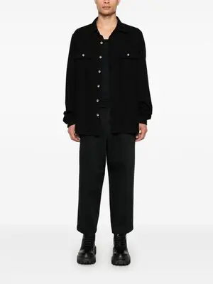 Rick Owens Organic Cotton Overshirt - Black