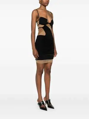 NENSI DOJAKA Sheer-panels Mini Dress