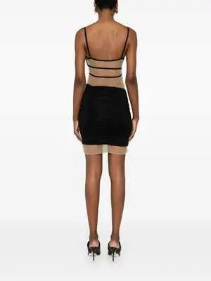 NENSI DOJAKA Sheer-panels Mini Dress