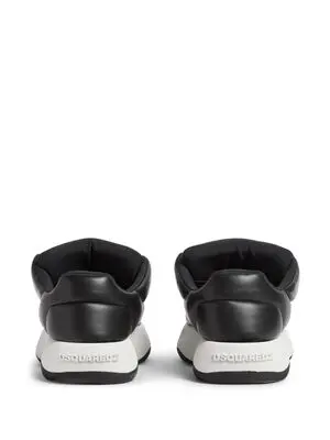 Dsquared2 Inflated-effect Low-top Sneakers - Black