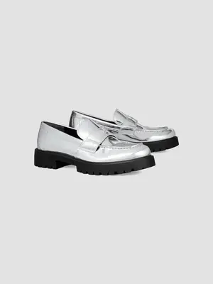 Tory Burch Lug-sole Leather Loafers
