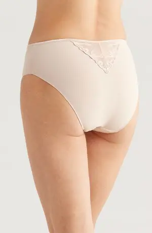 Simone Perele Andora High Waist Briefs - Peau Rose
