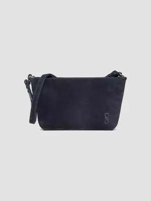 Proenza Schouler Bond Suede Crossbody Bag - Deep Navy