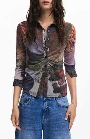 Desigual Printed Shirts For Women