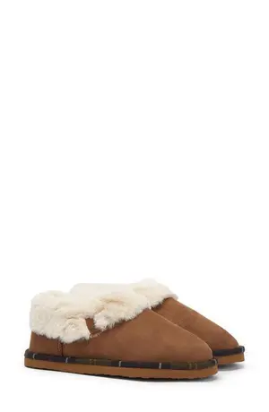Barbour Eloise Faux Fur Lined Scuff Slipper