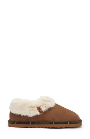 Barbour Eloise Faux Fur Lined Scuff Slipper