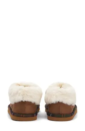 Barbour Eloise Faux Fur Lined Scuff Slipper