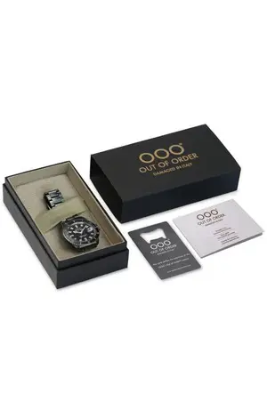 OUT OF ORDER Casanova Bracelet Watch - Black