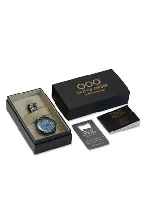OUT OF ORDER Casanova Bracelet Watch - Blue