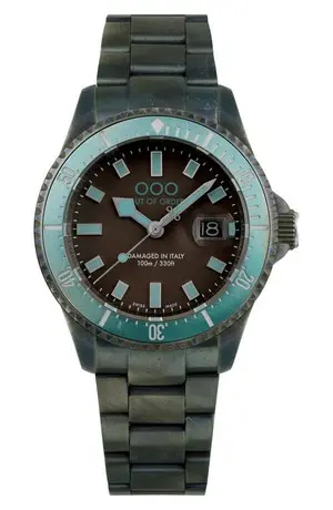 OUT OF ORDER OUT OF ORDER Casanova Bracelet Watch Turquoise And Brown
