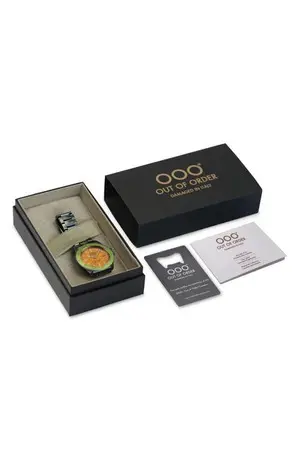 OUT OF ORDER Casanova Bracelet Watch - Orange And Green