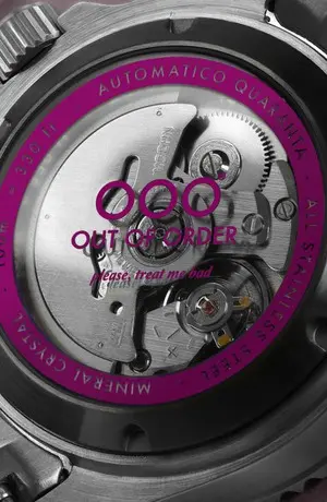 OUT OF ORDER Quaranta Bracelet Watch - Fuchsia