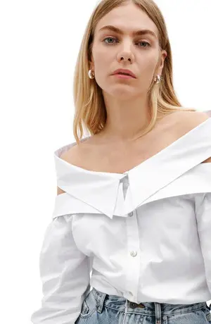 MARCELLA Vesper Off-the-shoulder Shirt