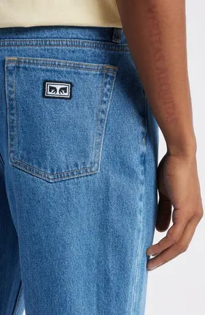 Obey Bender Relaxed Jeans - Light Indigo