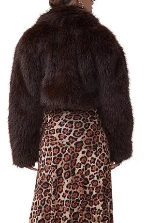 AFRM Stephanie Faux Fur Jacket - Java