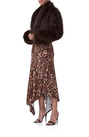 AFRM Stephanie Faux Fur Jacket - Java