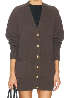 NILI LOTAN Jaycee Cardigan Grey Melange