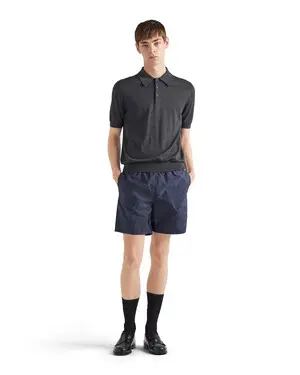 Prada Re-nylon Swim Trunks - Blue