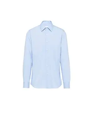 Prada Stretch Cotton Shirt - Light Blue