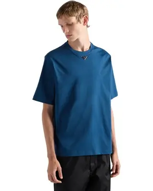 Prada Cotton T-shirt - Blue