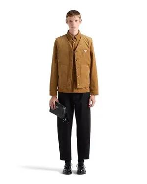 Prada Cotton Carrot Leg Pants
