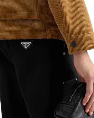 Prada Cotton Carrot Leg Pants