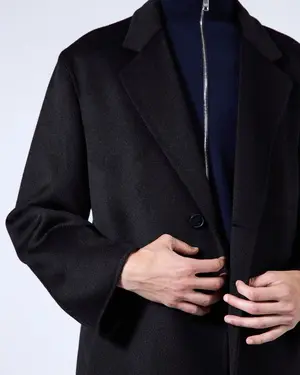 Prada Single-breasted Wool, Angora And Cashgora Coat