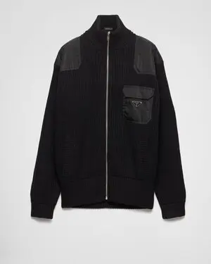 Prada Wool And Cashmere Cardigan
