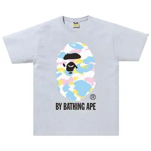 A BATHING APE New Multi Camo Tee - Grey